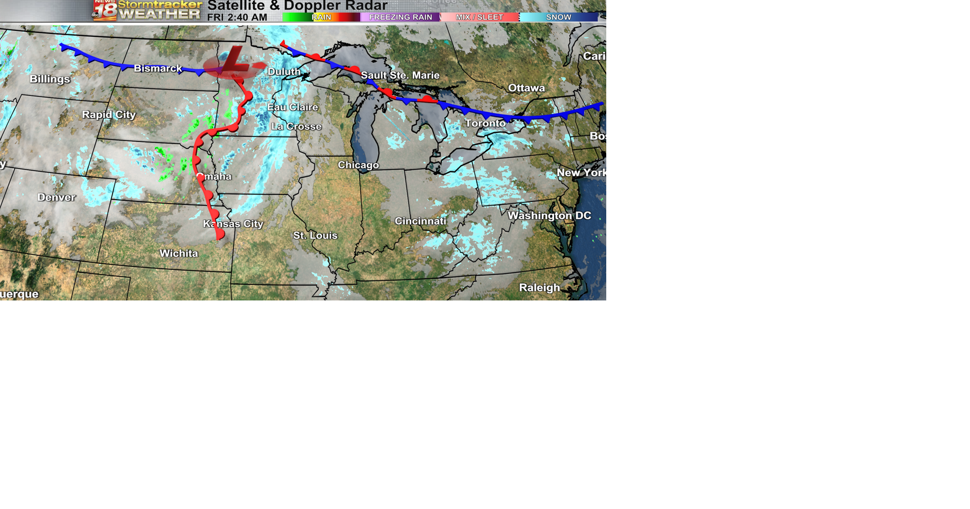 A period of chilly weather for the weekend after a quick burst of snow ...