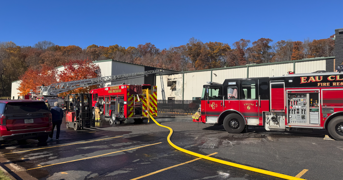 UPDATED: No reported injuries after crews put out fire at Lippert CURT ...