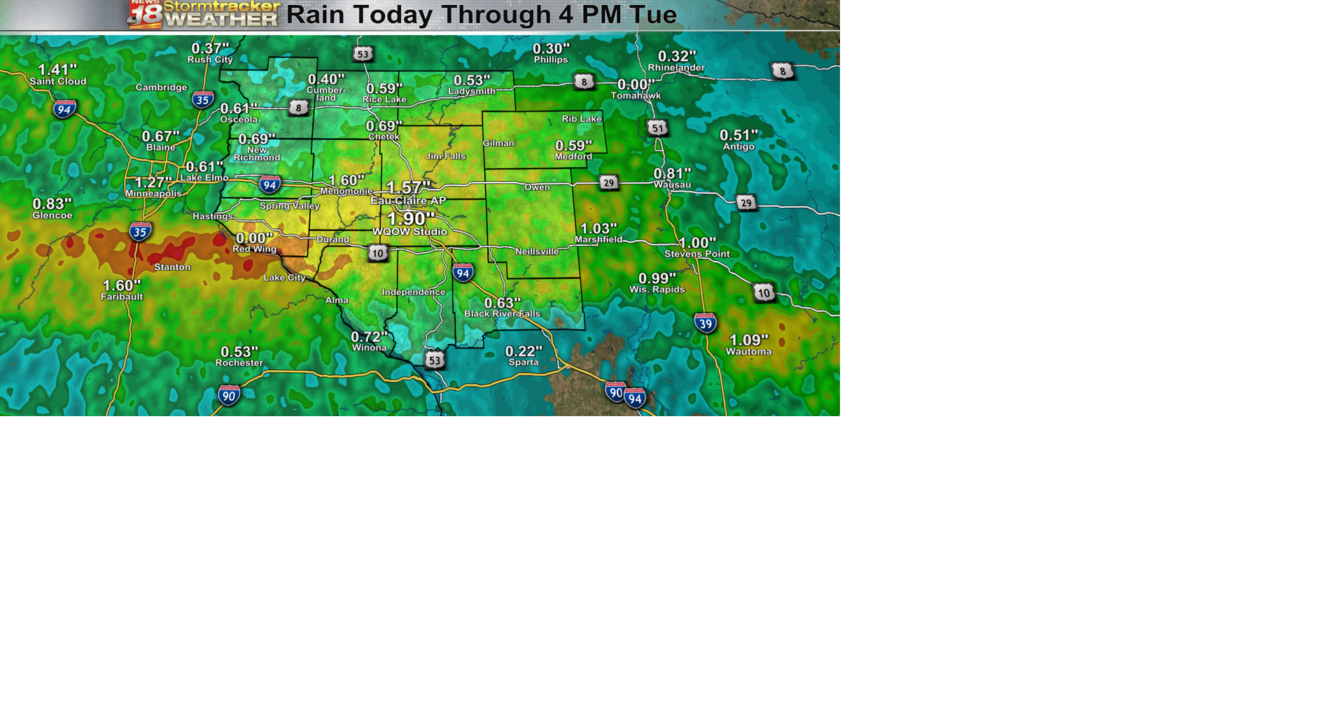 Morning storms brought strong wind and heavy rain- More later this week ...