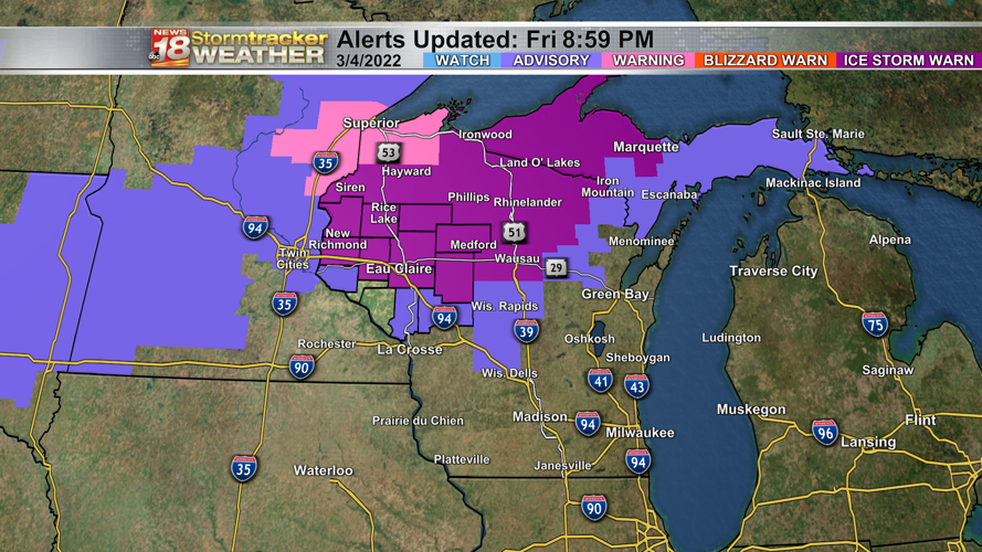 NWS issued 1st Ice Storm Warning since at least 1986 in Northwestern ...