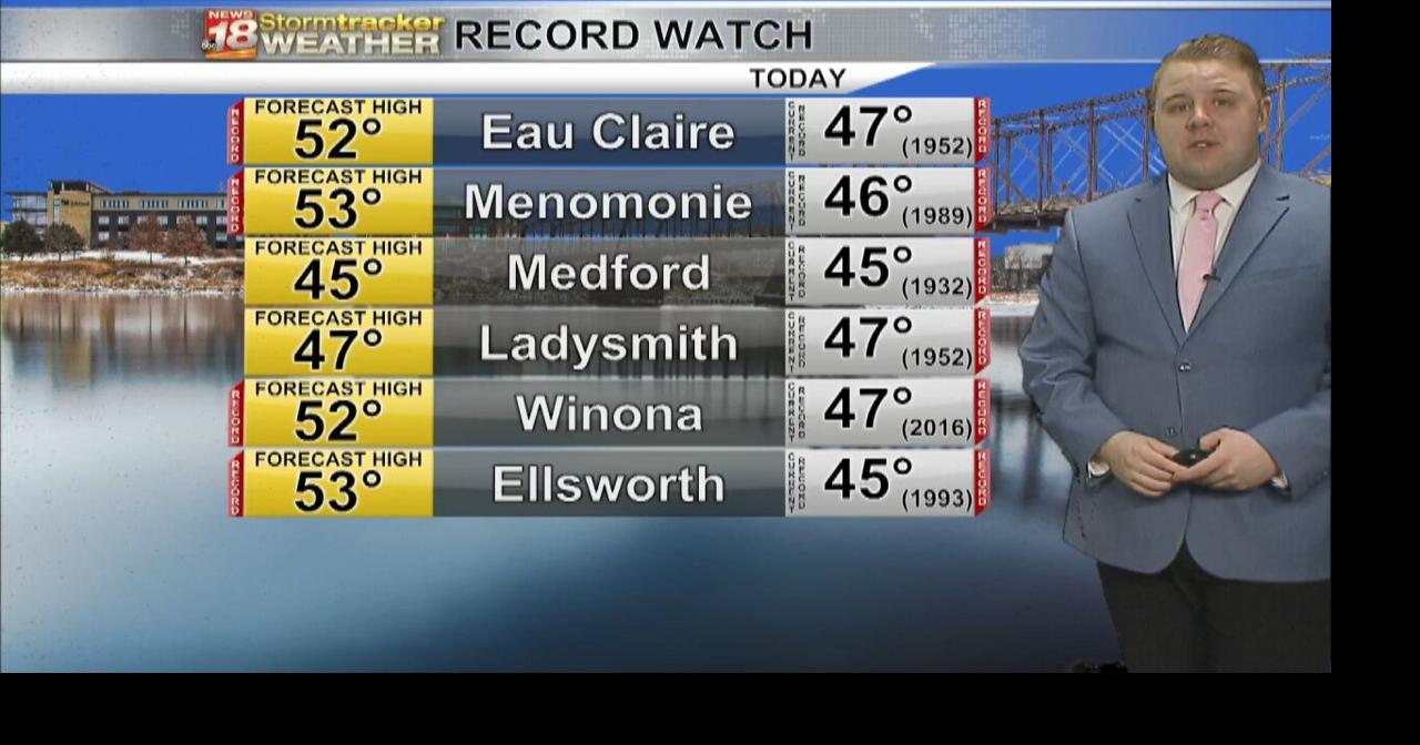 Last day of January to feature record warm temperatures; start of ...