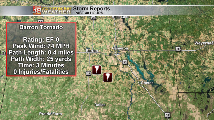 Wisconsin reaches 23 tornadoes after National Weather Service confirms ...