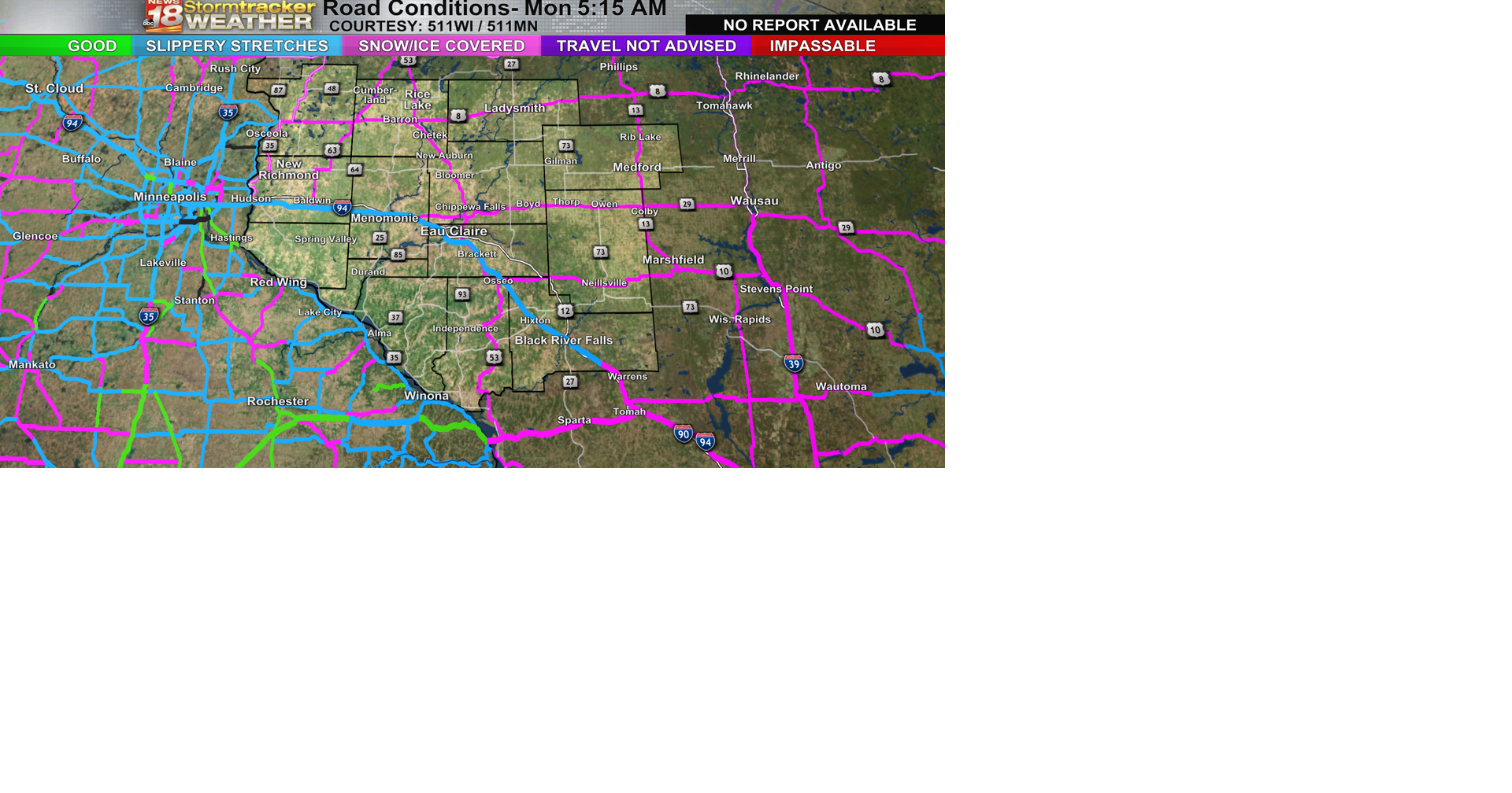 Roads are icy Monday morning, second batch of snow expected Tuesday ...