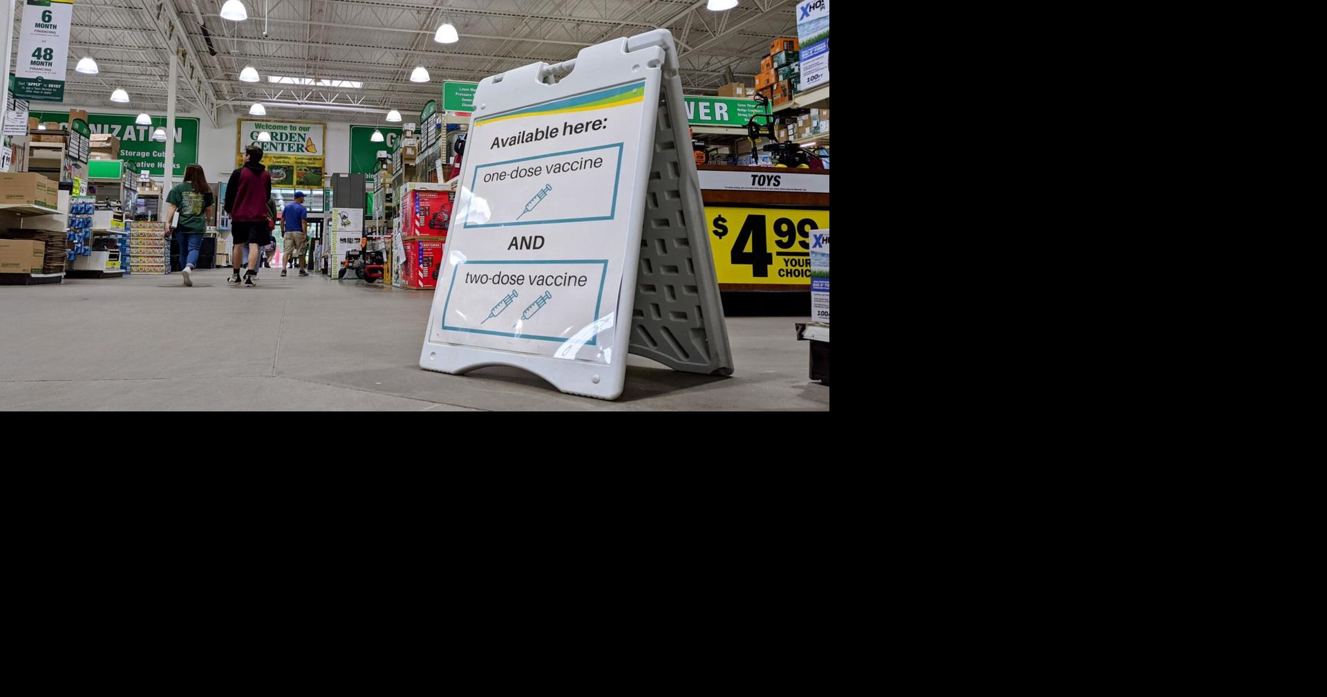 Dozens get vaccinated at Menards vaccine pop-up | Coronavirus | wqow.com