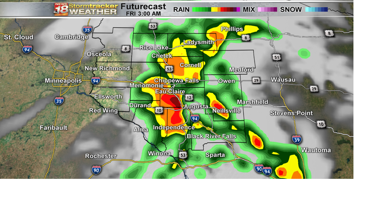 Thunderstorms overnight could be strong to severe | 18 Storm Track ...