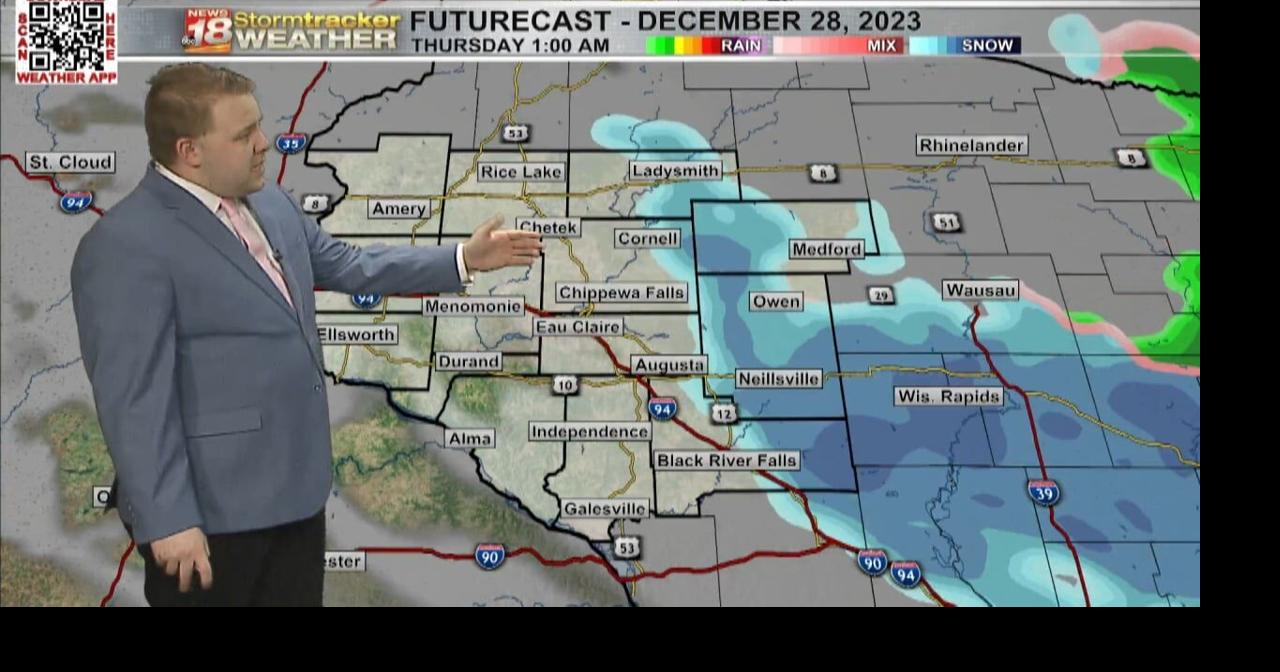 A pleasant Wednesday ahead; tracking some light rain and snow showers ...
