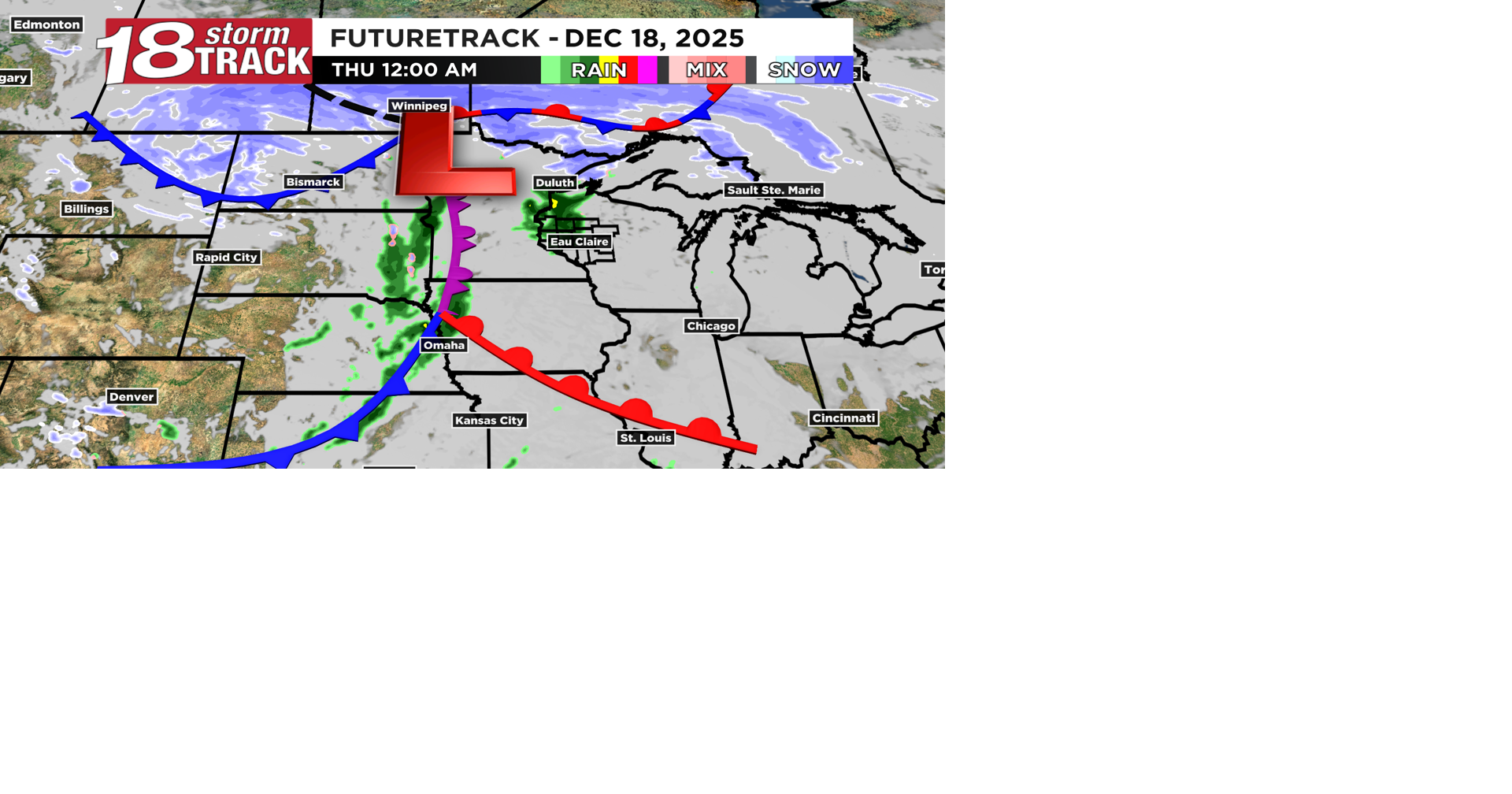 Tracking the next clipper system to bring some rain, wind, light snow ...