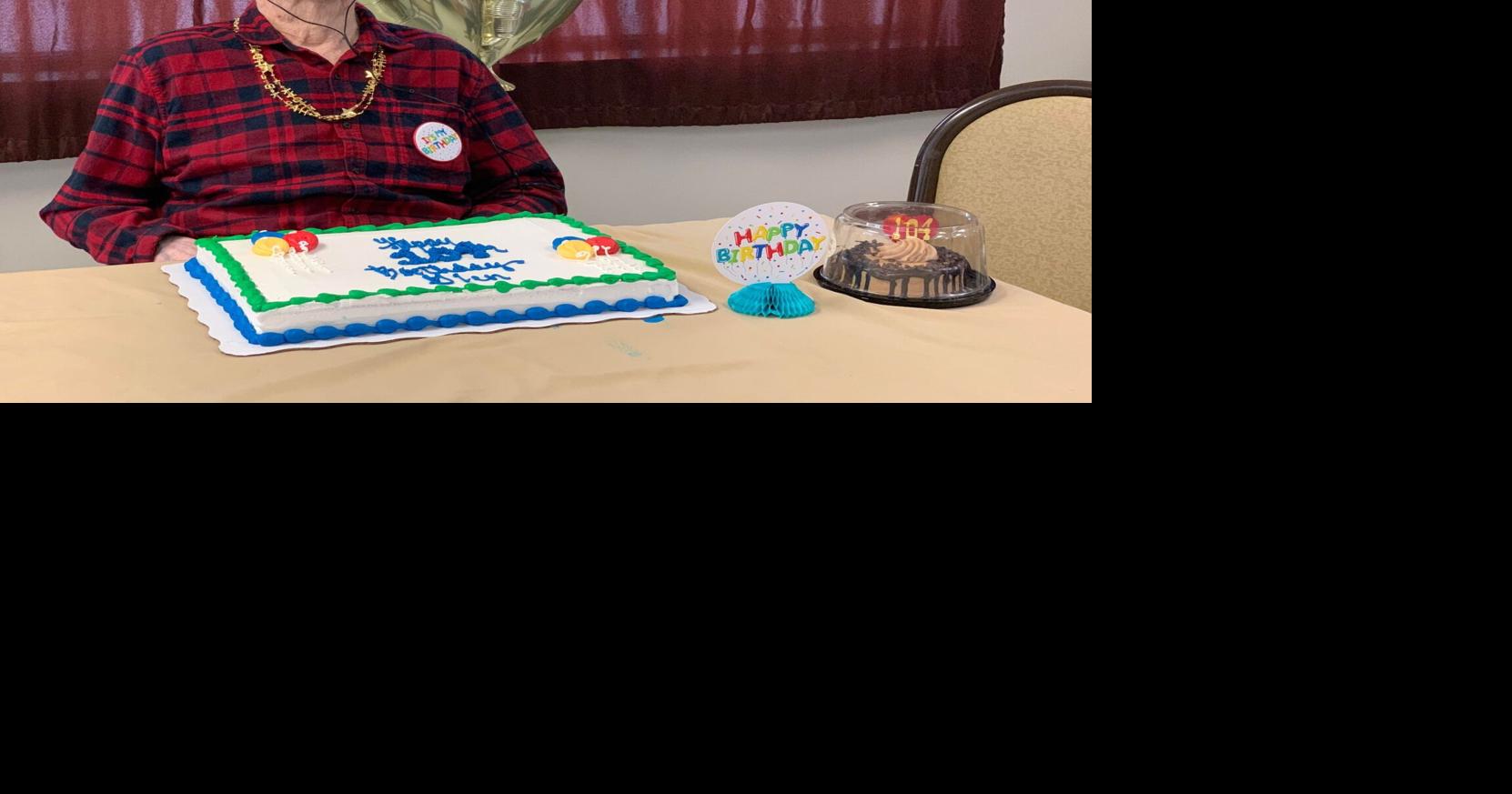 Bloomer man gives the secret to a long life at 104th birthday party ...