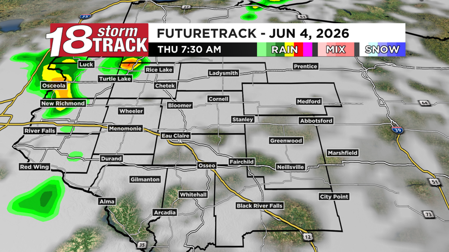 One more comfortable day ahead before dew points rise for an extended ...