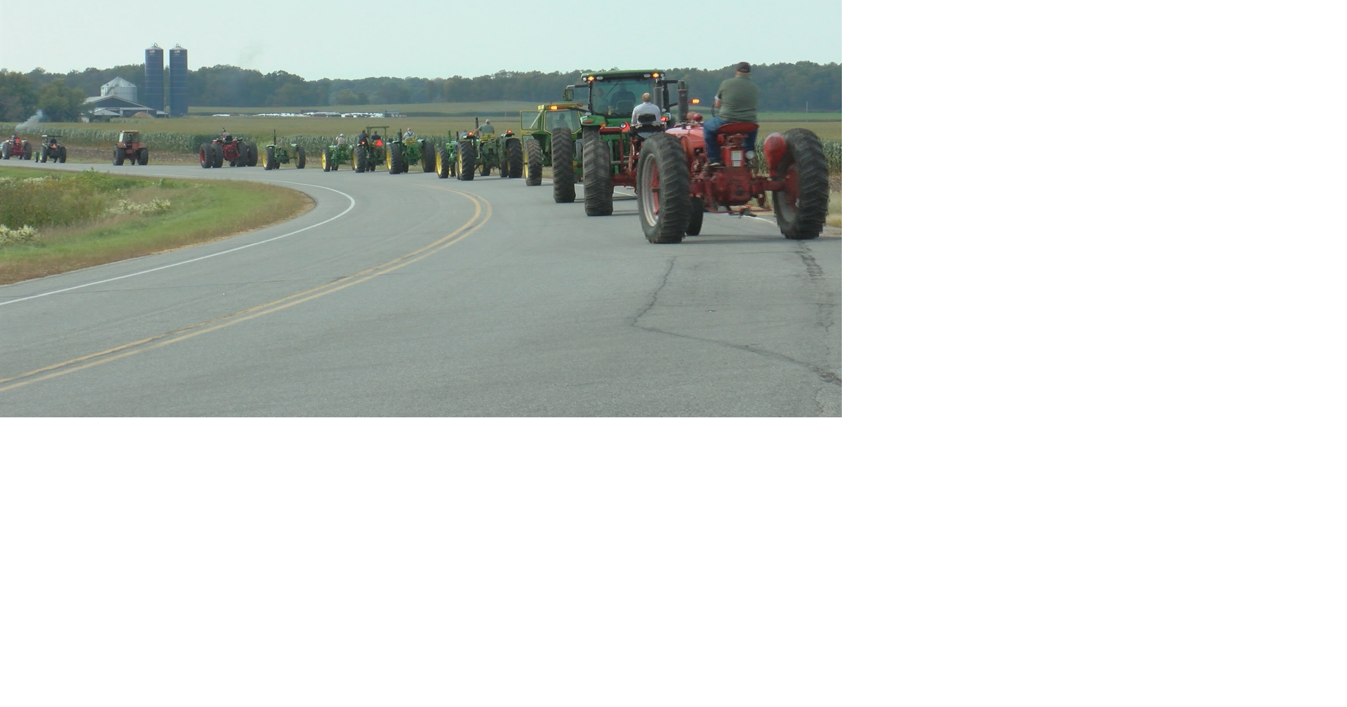 Community gathers for tractor processional to remember lifelong farmer ...