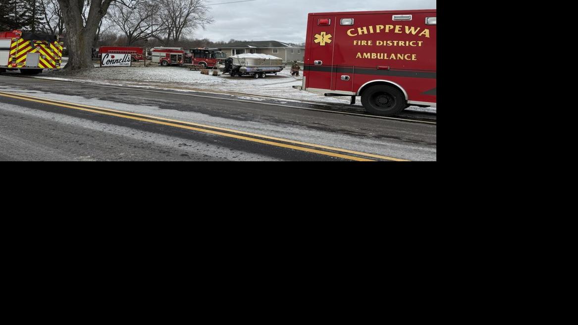 Crews battling structure fire at Connell's Family Orchard in Chippewa ...