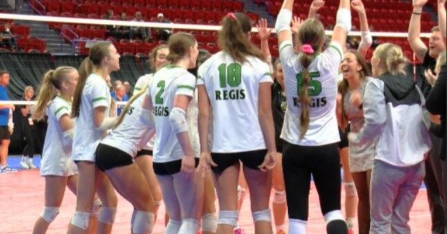 Regis volleyball rallies to reach D4 title match | Prep Sports | wqow.com
