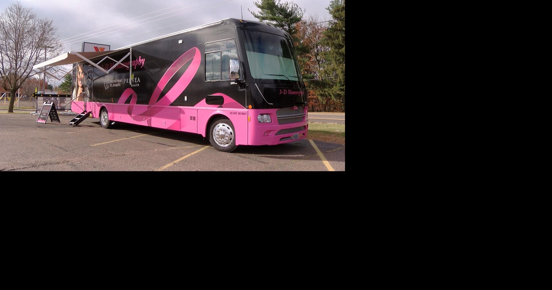 Breast Cancer Awareness Month: Mobile mammography bus stops at YMCA to ...