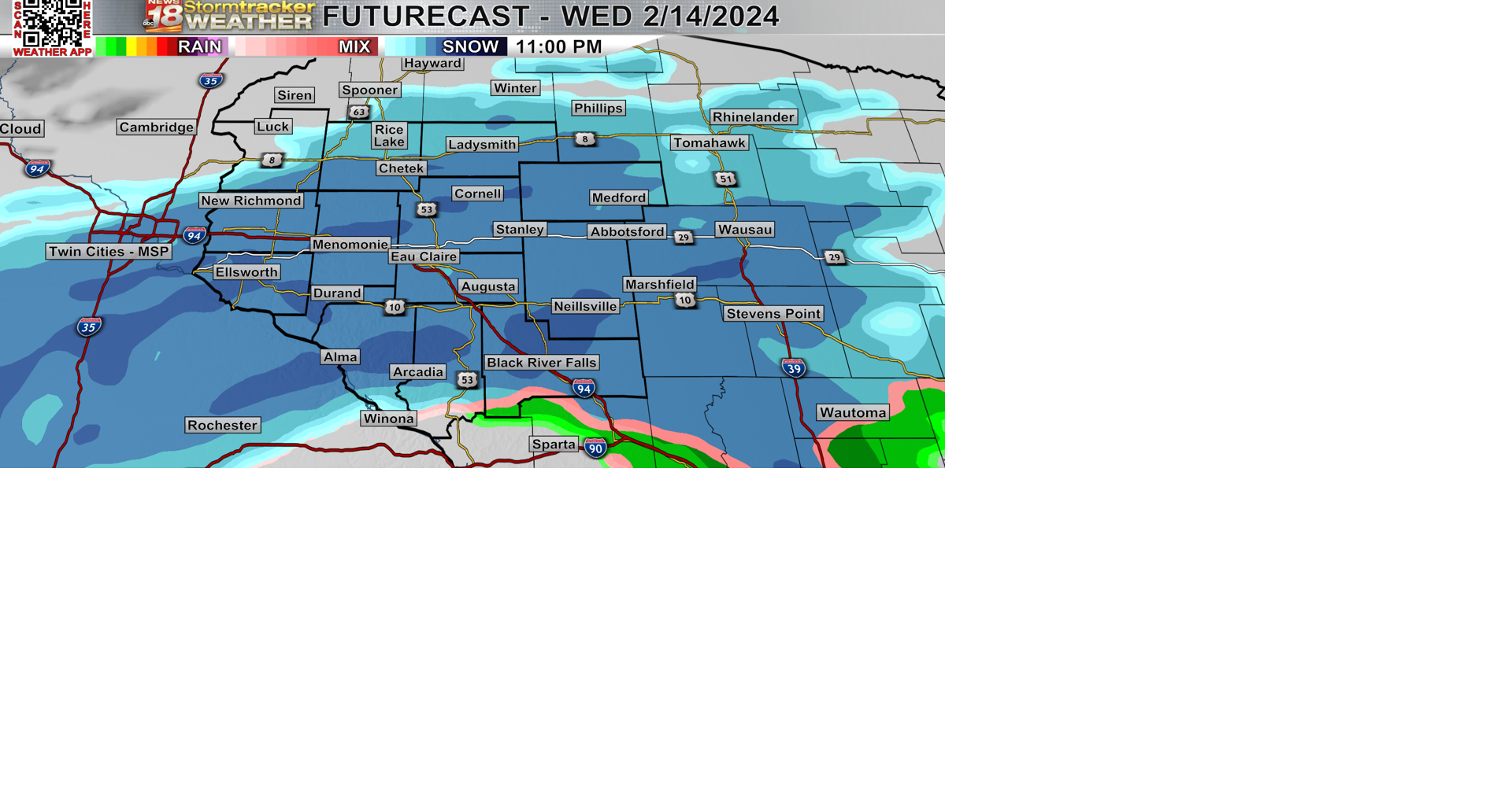 Wintry weather finally returns to Western Wisconsin's forecast | 18 ...