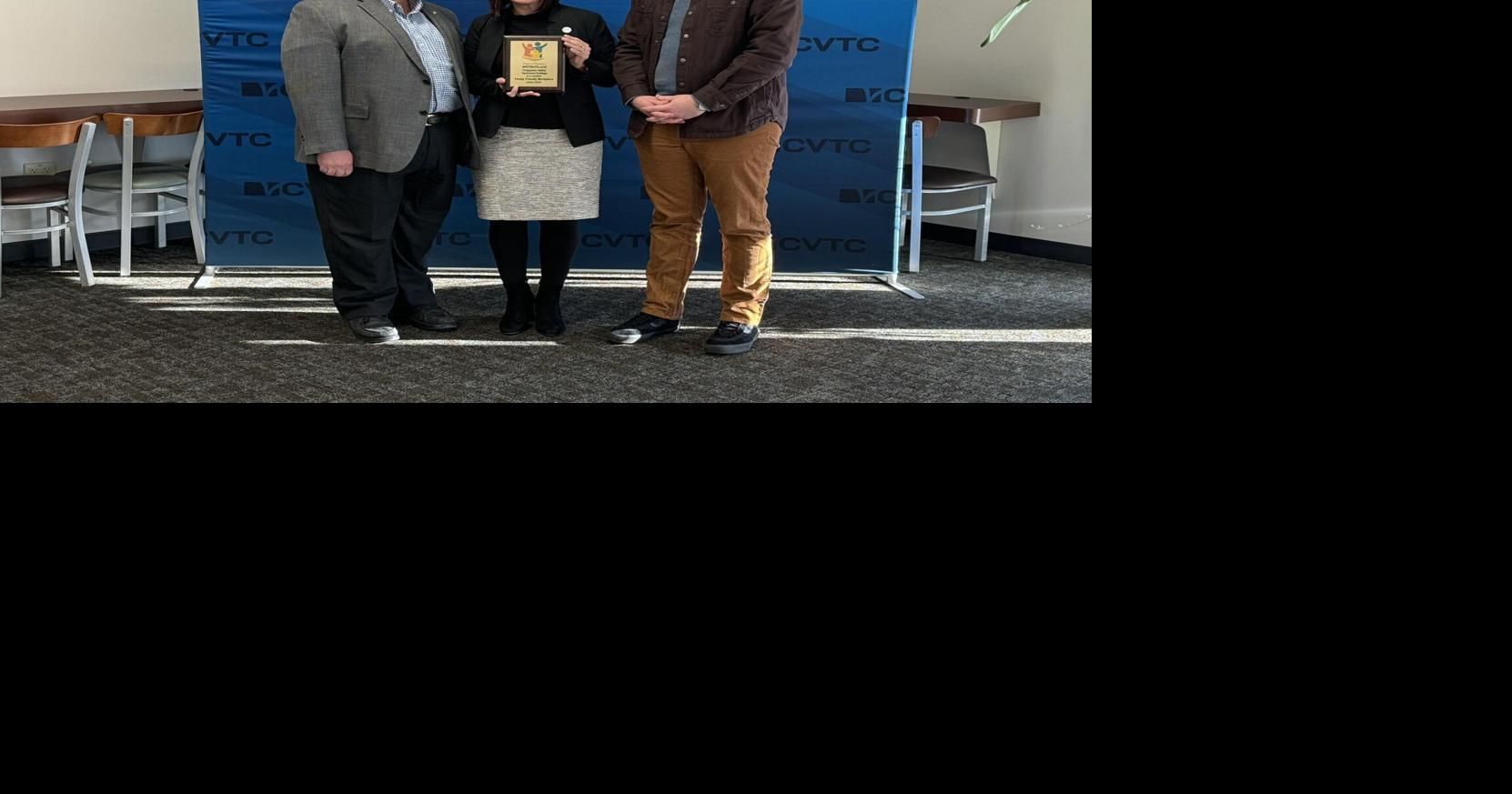 CVTC receives 'Family Friendly Workplaces' award | Chippewa Valley News ...