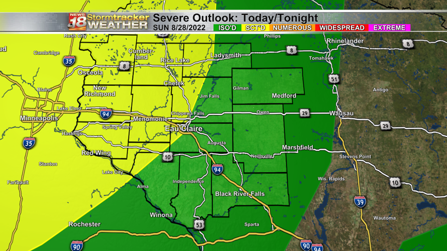 Severe weather possible tonight across the Chippewa Valley | News ...