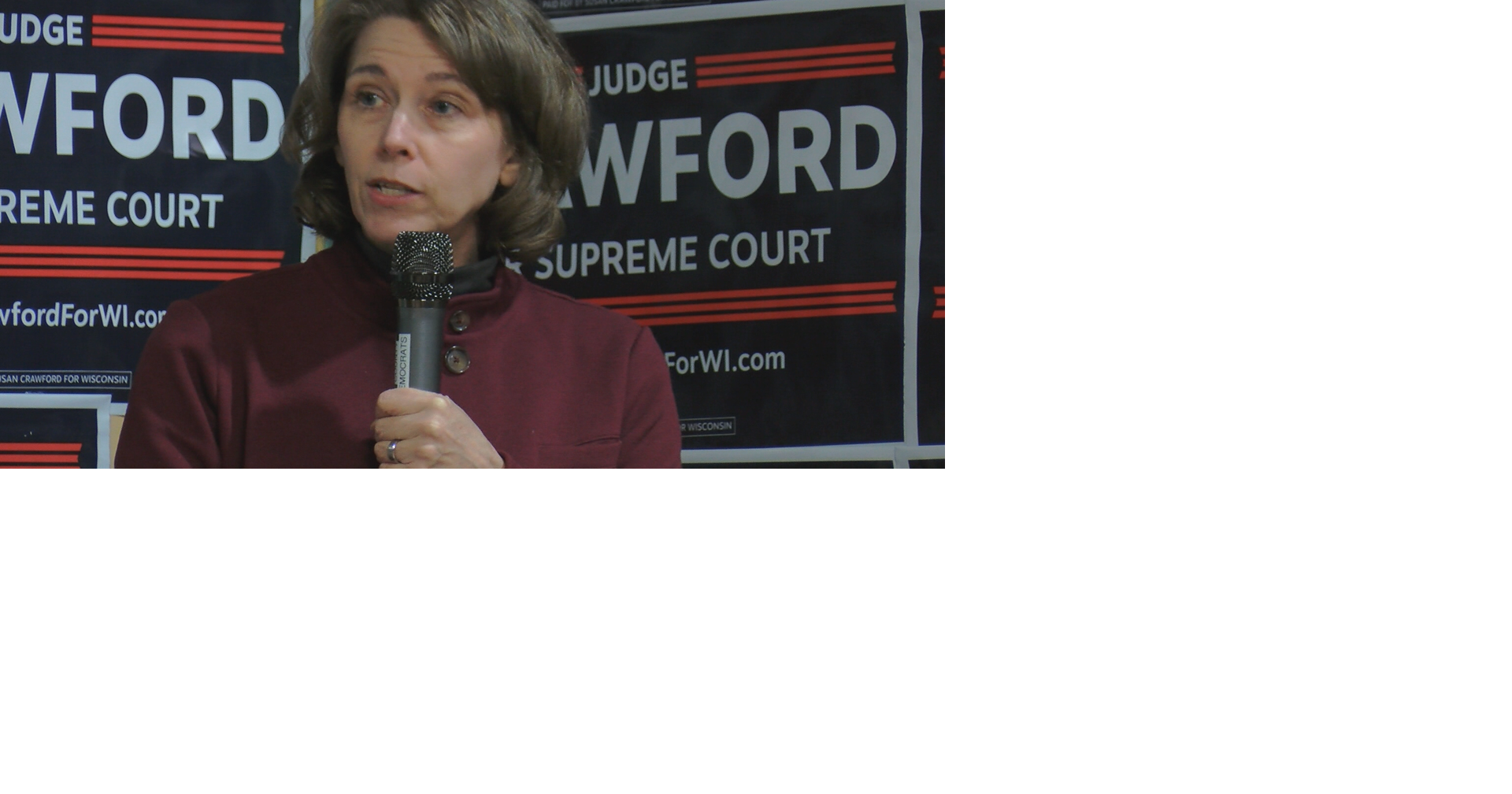 Judge Susan Crawford campaigns in Eau Claire | Eye On Eau Claire | wqow.com