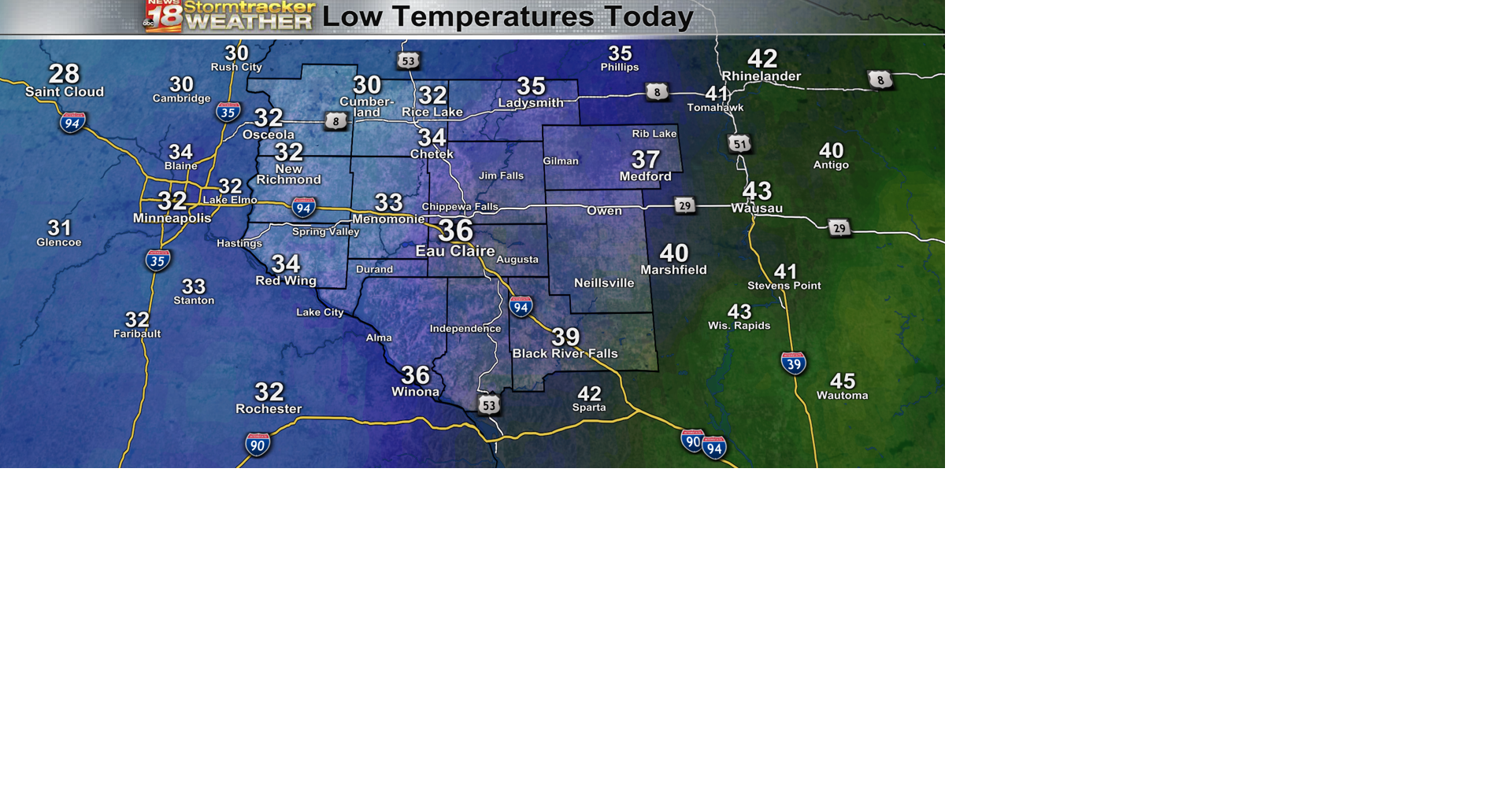 Cold air after last night’s big temp drop will last through the start ...