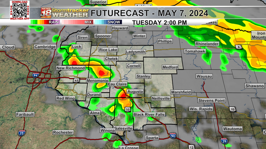 MIDDAY UPDATE: More showers and storms expected to develop; few strong ...