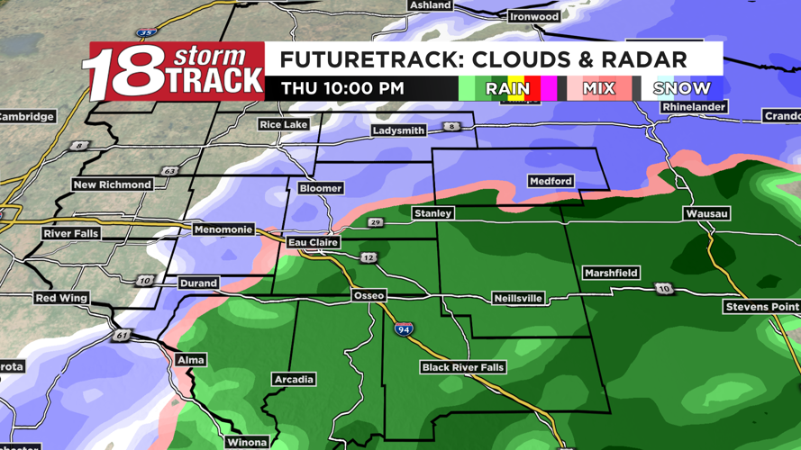 Thursday will have more melting snow ahead of rain arriving later in ...