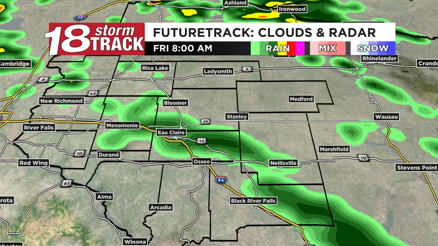 Several rounds with isolated to scattered showers and possibly storms expected tonight through ...