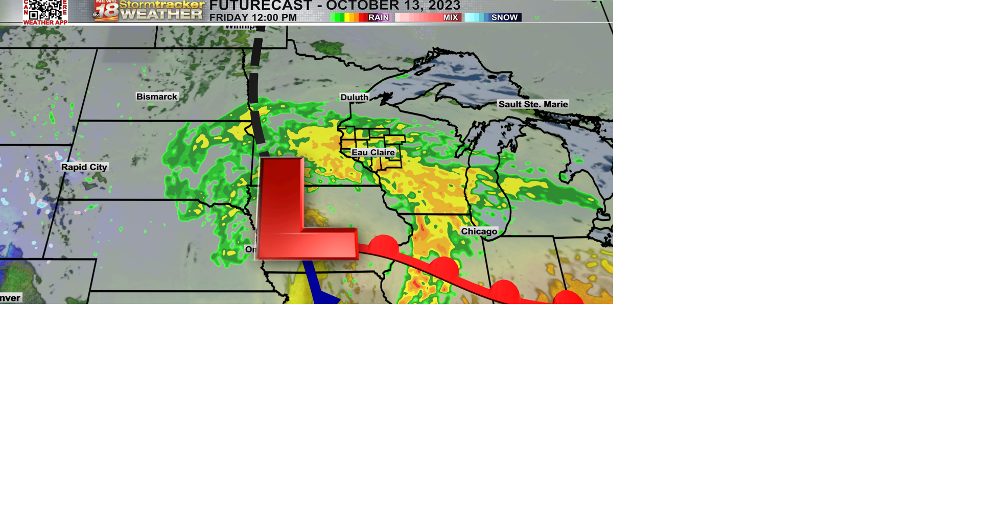 Rainy and windy conditions expected today... but improvement is on the ...