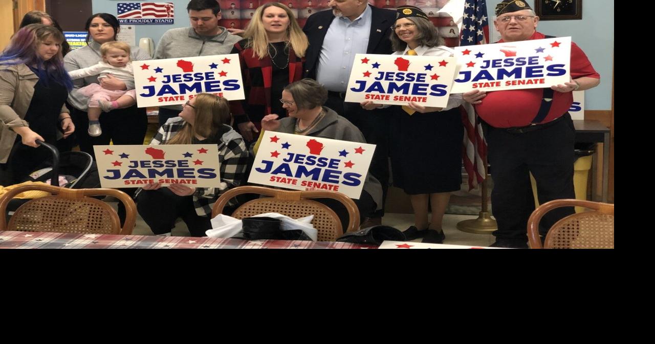 Altoona's Jesse James announces bid for State Senate | Politics | wqow.com