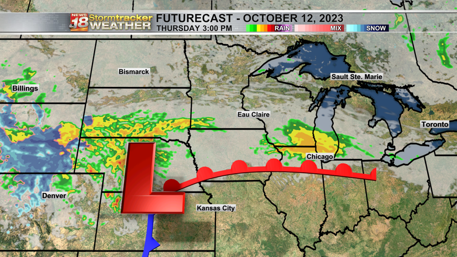 One more pleasant day before our fall storm system brings widespread ...