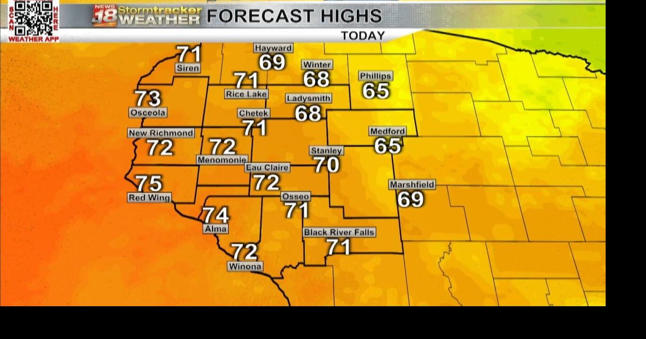 Unseasonably warm to begin the week before turning colder; rain and thunderstorm chances by ...