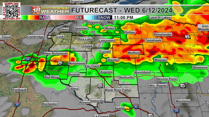 A complex forecast today with potential for multiple rounds of ...