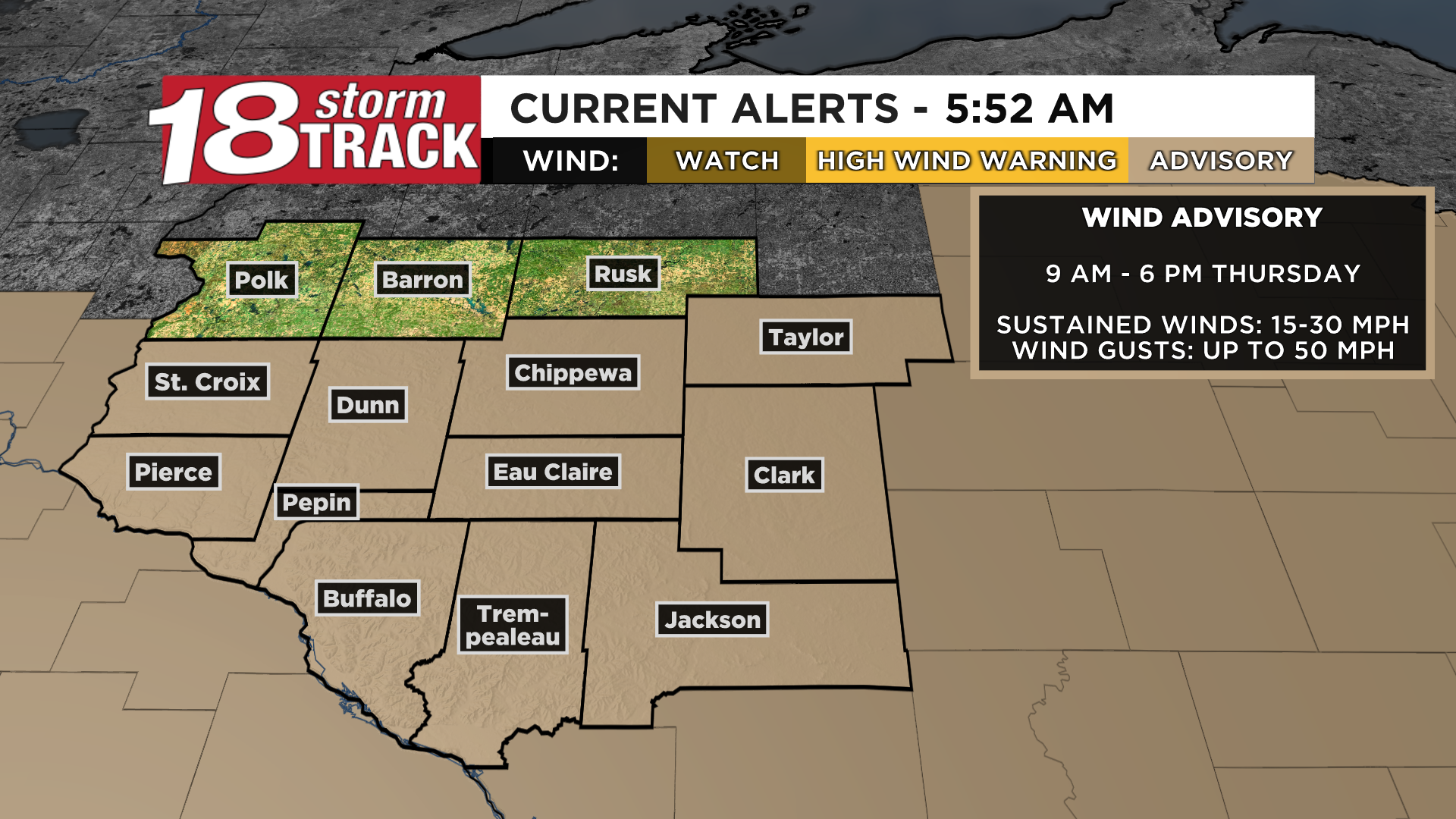 Strong westerly winds expected today; accumulating snow looking likely ...