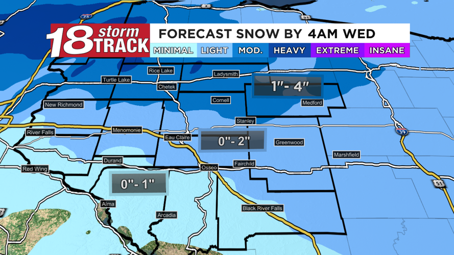 Tuesday afternoon brings chances for rain that may turn to a wintry mix ...