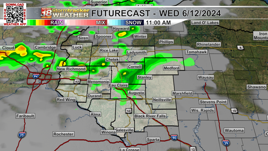 A complex forecast today with potential for multiple rounds of ...