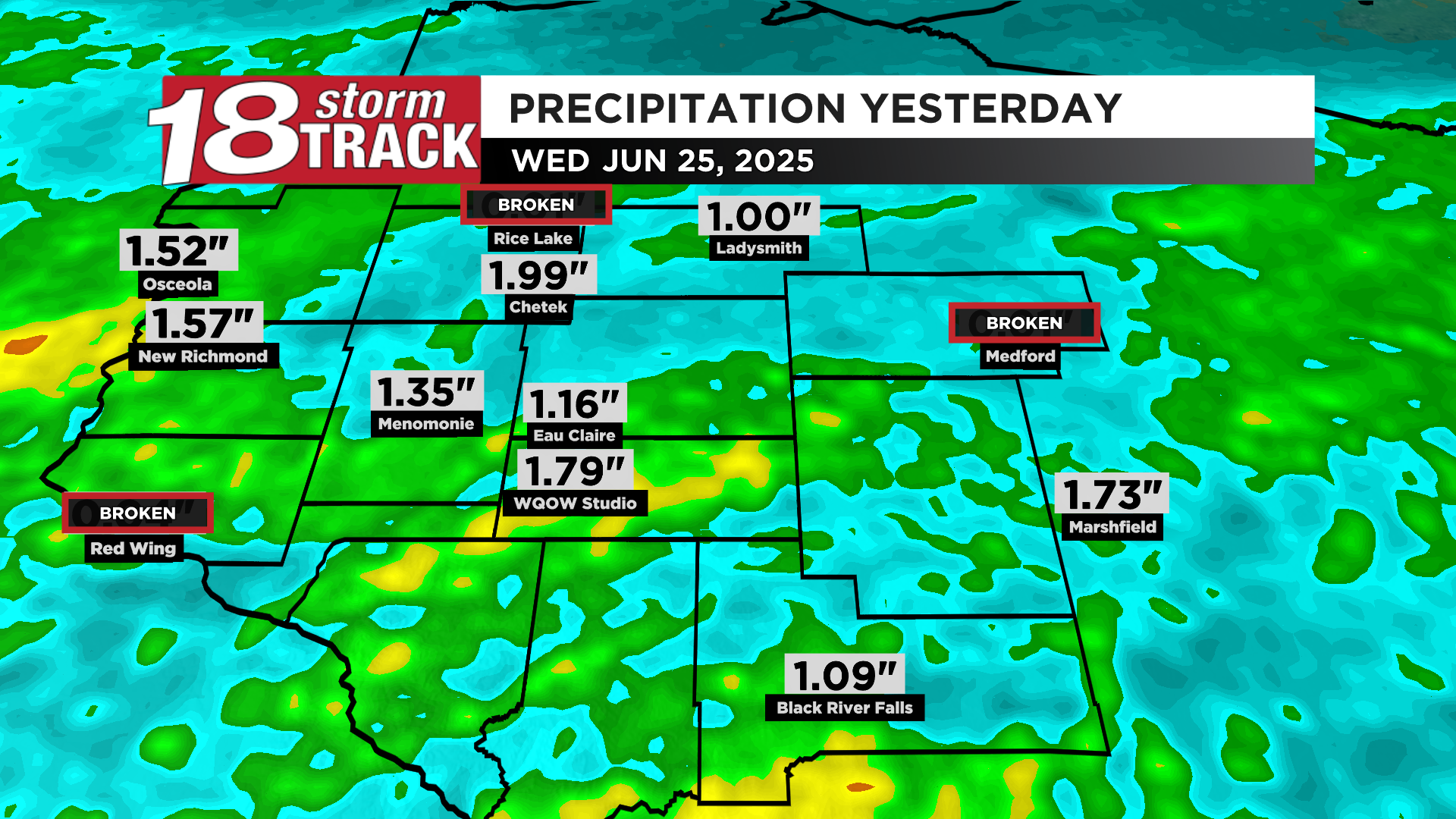 Another round of rain and storms expected today; Friday remains quiet ...