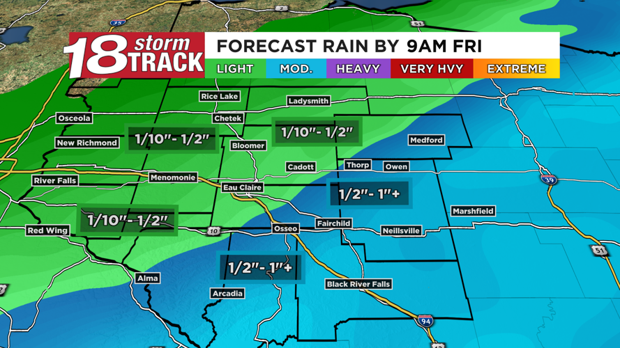 Thursday will have more melting snow ahead of rain arriving later in ...