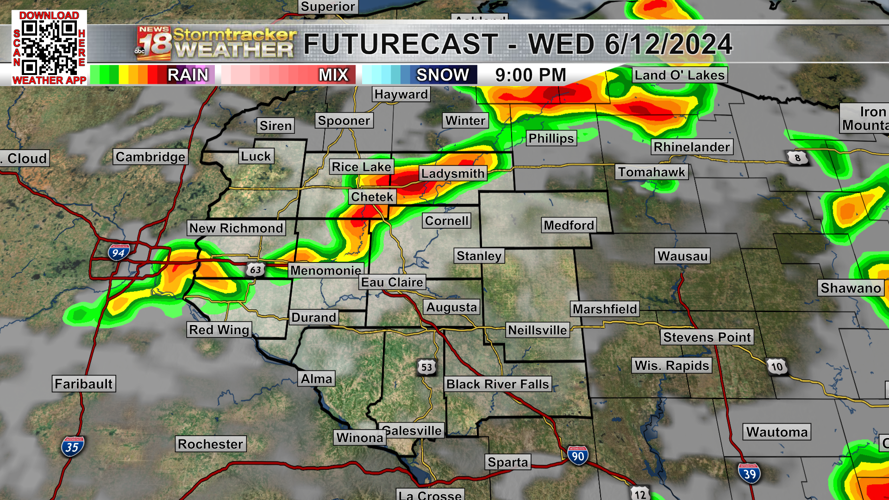 A complex forecast today with potential for multiple rounds of ...