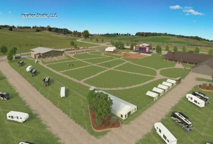 Status of construction on future Eau Claire Event District | Top ...