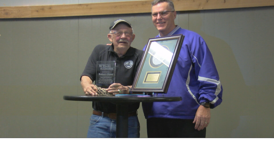 Hall of Fame coach Olson celebrates retirement after 50-year career ...