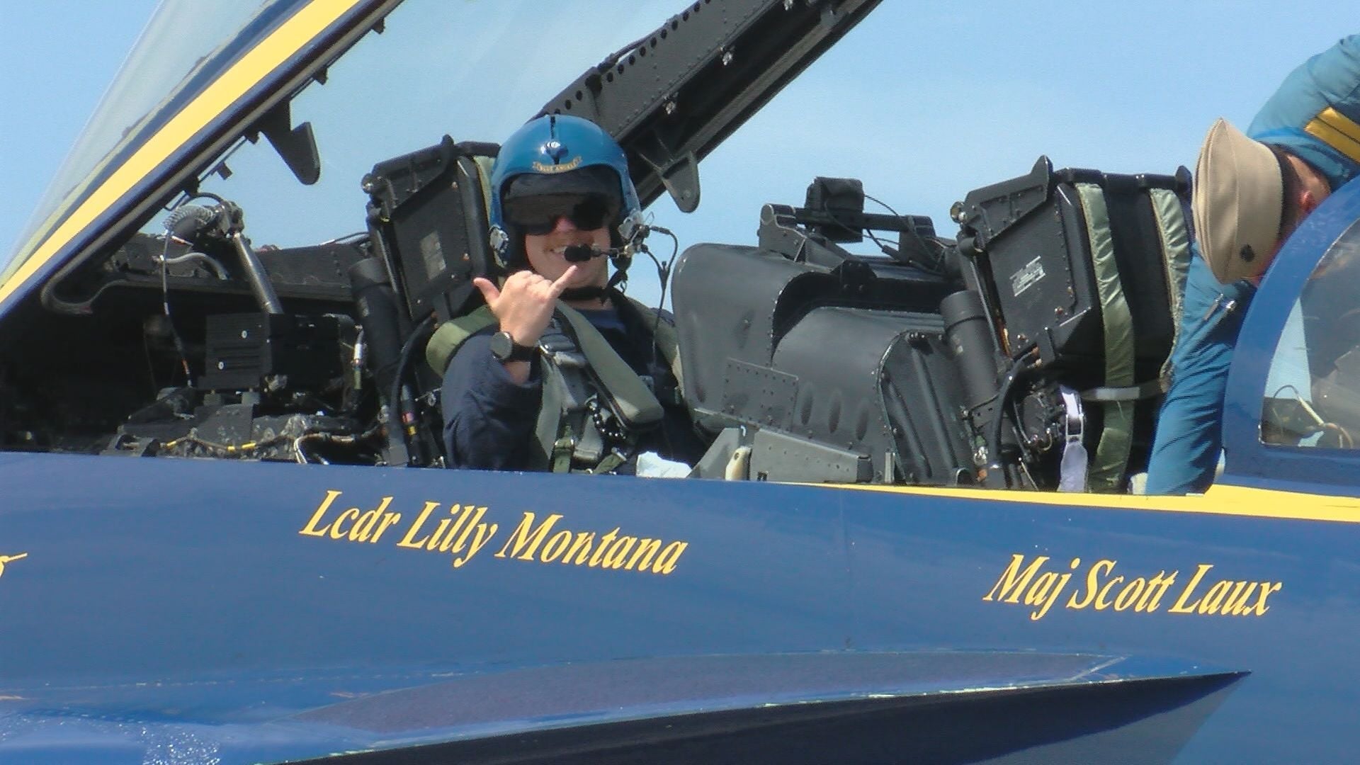 Inside the cockpit with the U.S. Navy Blue Angels | Top Stories | wqow.com