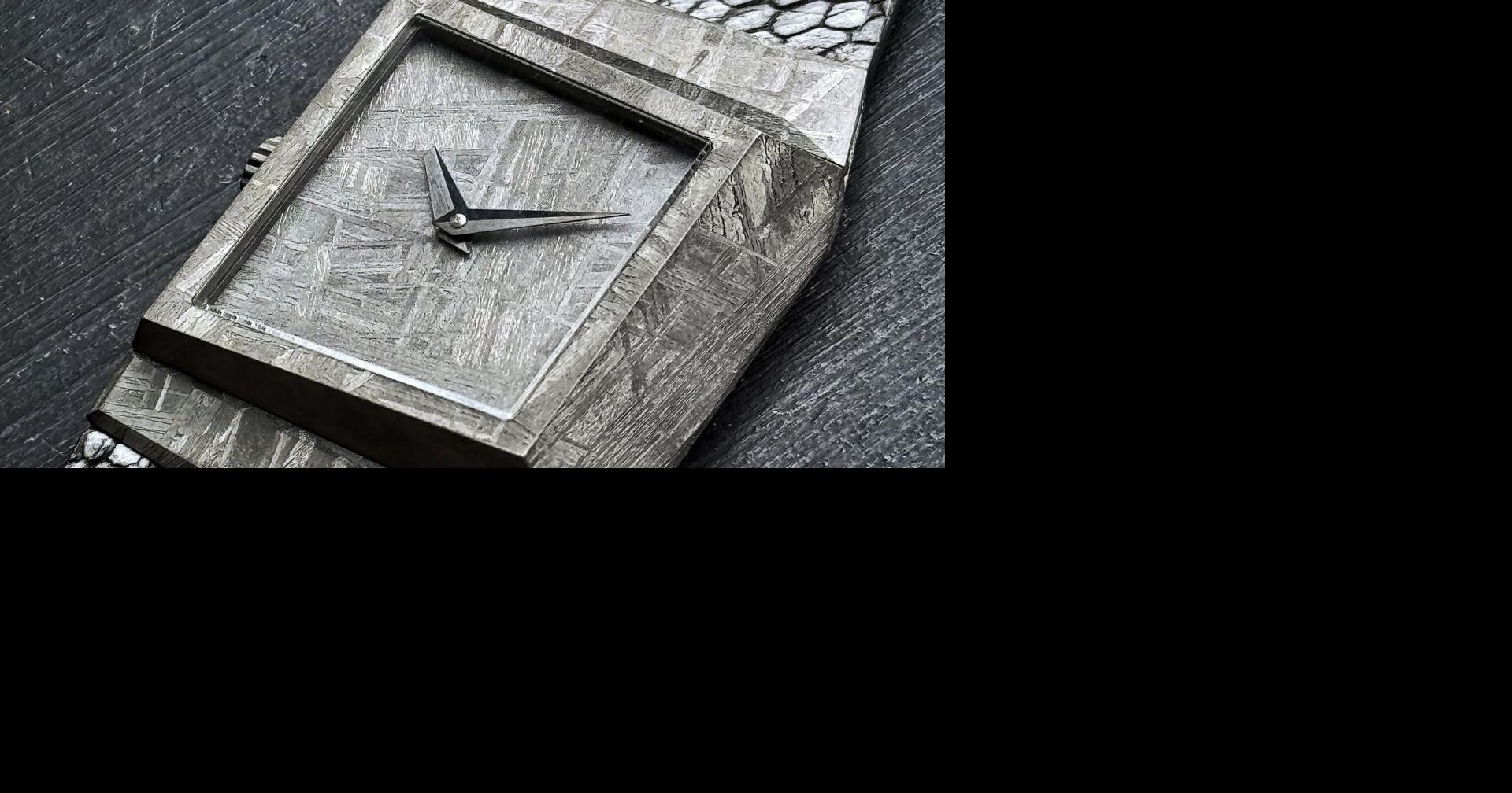 This watch was carved from a meteorite that hit Earth a million years ...