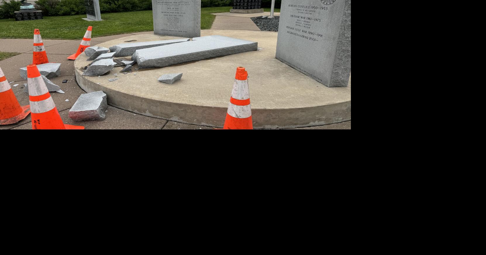 Augusta Veterans Memorial damaged in storm, days before Memorial Day ...