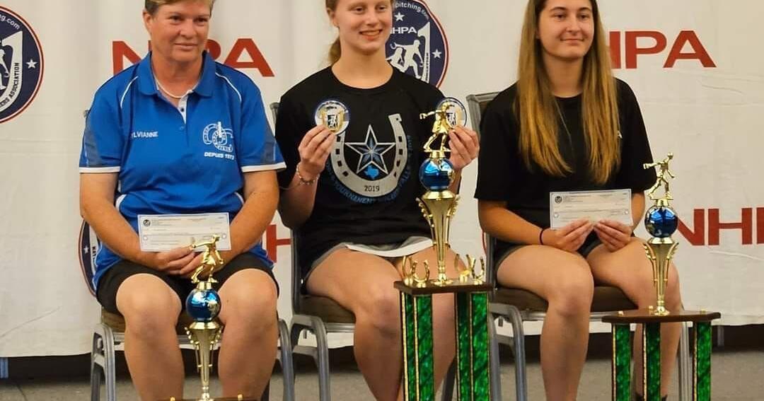Sarah Chaffee defends world horseshoe title, father Dean wins his class ...