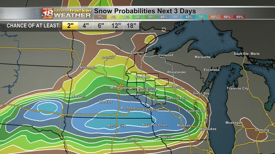 A break in winter weather tomorrow before more arrives on Friday | Top ...