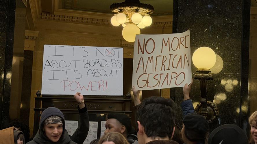 Madison high school students walk out, protest ICE actions | Wisconsin ...