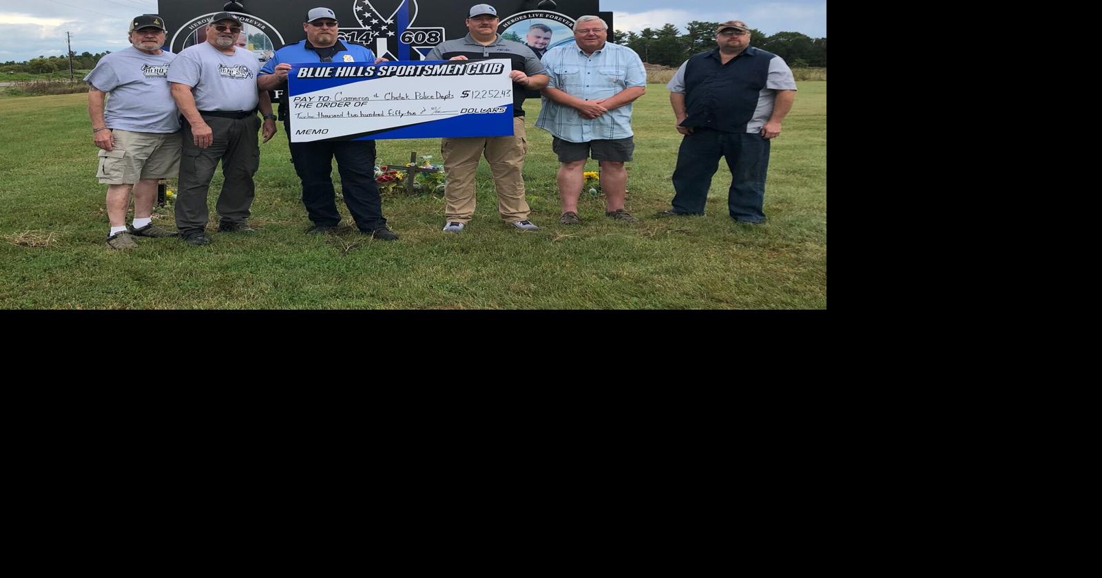 Chetek, Cameron Police Departments receive check donations in honor of ...