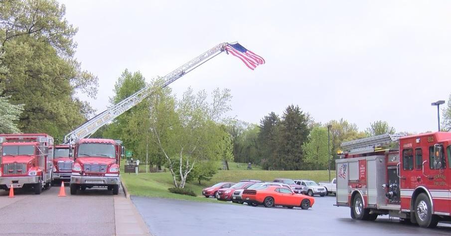 Hundreds gather for visitation to honor Durand firefighter Kyle Hayden ...