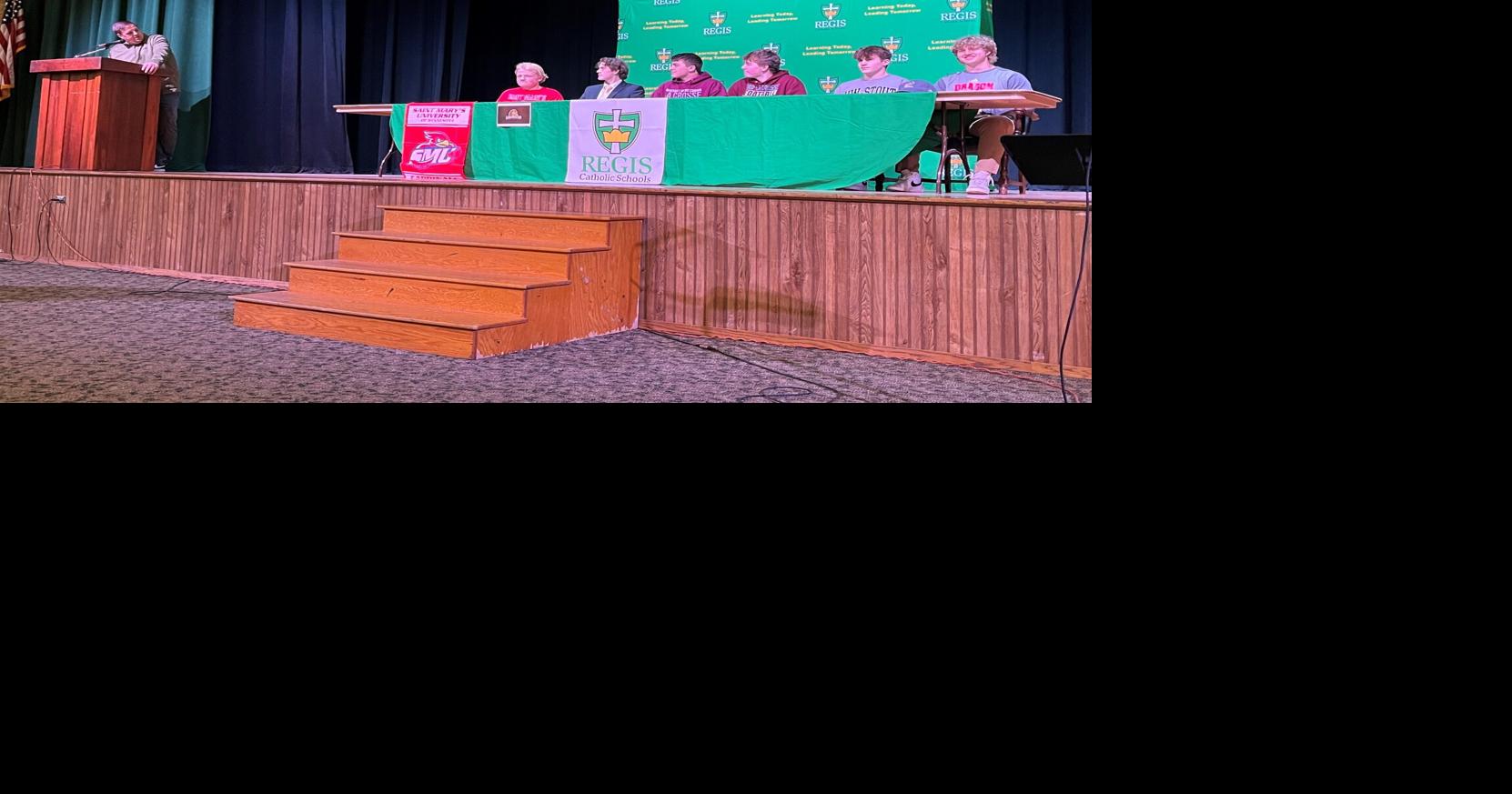 Six Regis Ramblers sign national letters of intent | Sports | wqow.com