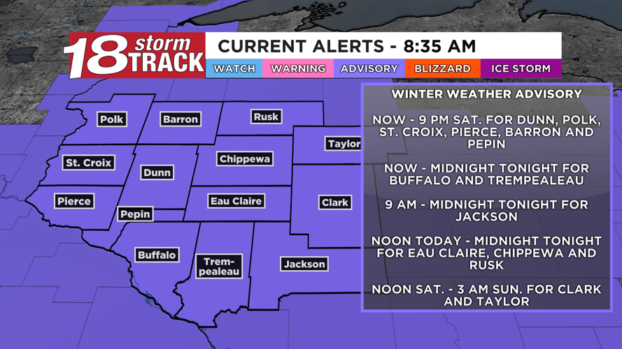 A mixture of snow, sleet and freezing drizzle / freezing rain all possible through tonight | 18 ...