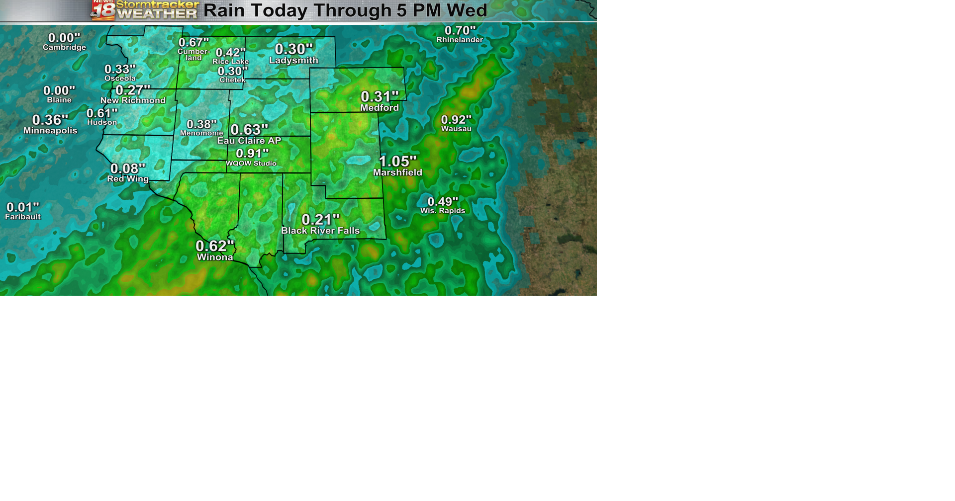 Strong storms passing with a nice rest of the week | Weather | wqow.com