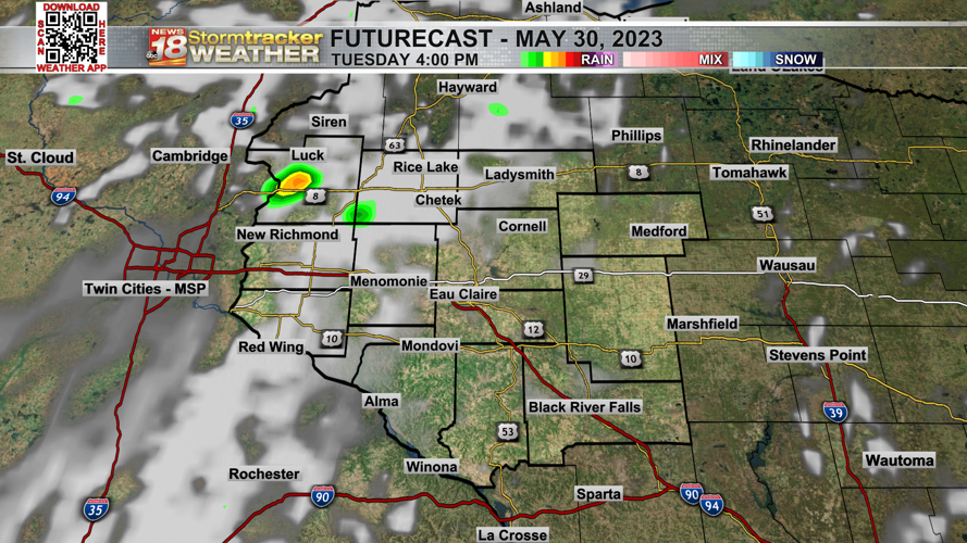 Rain chances finally return to Western Wisconsin along with warmer ...